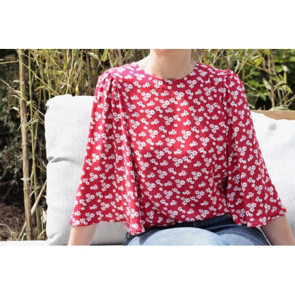 Blouse Avel pdf pattern - Pattern sewing women Un chat sur un fil
