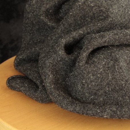 Tissu laine au mètre, lainage - Un chat sur un fil