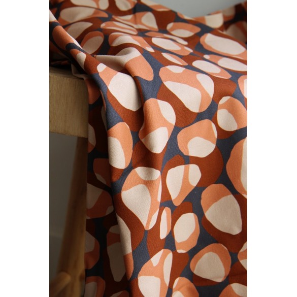 Canvas Bio pebbles party - Cloud9 fabrics